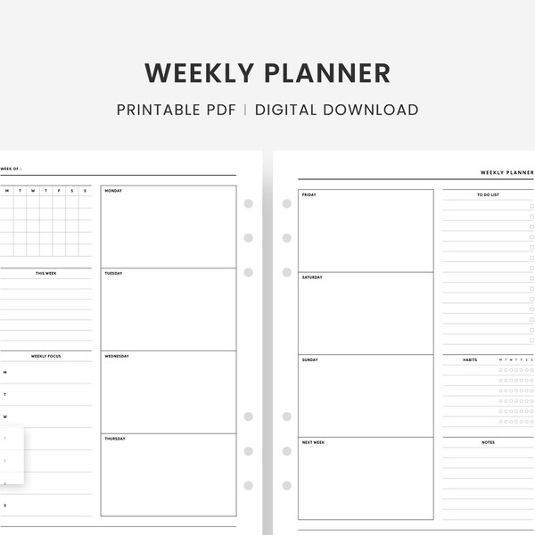 Pocket Inserts : Exercise Tracker Printable, Exercise Planner, Exercise ...