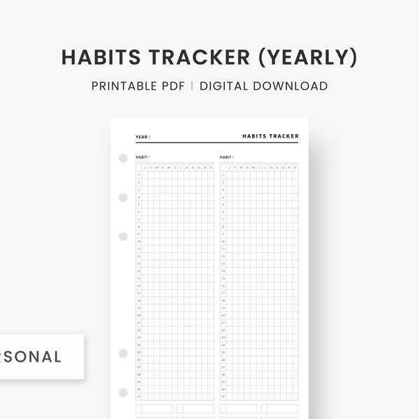 Daily Fitness Planner Printable, Personal Wide Inserts, Fitness Journal ...