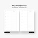 Pocket Inserts : Weekly Meal Planner Printable Week Menu - Etsy