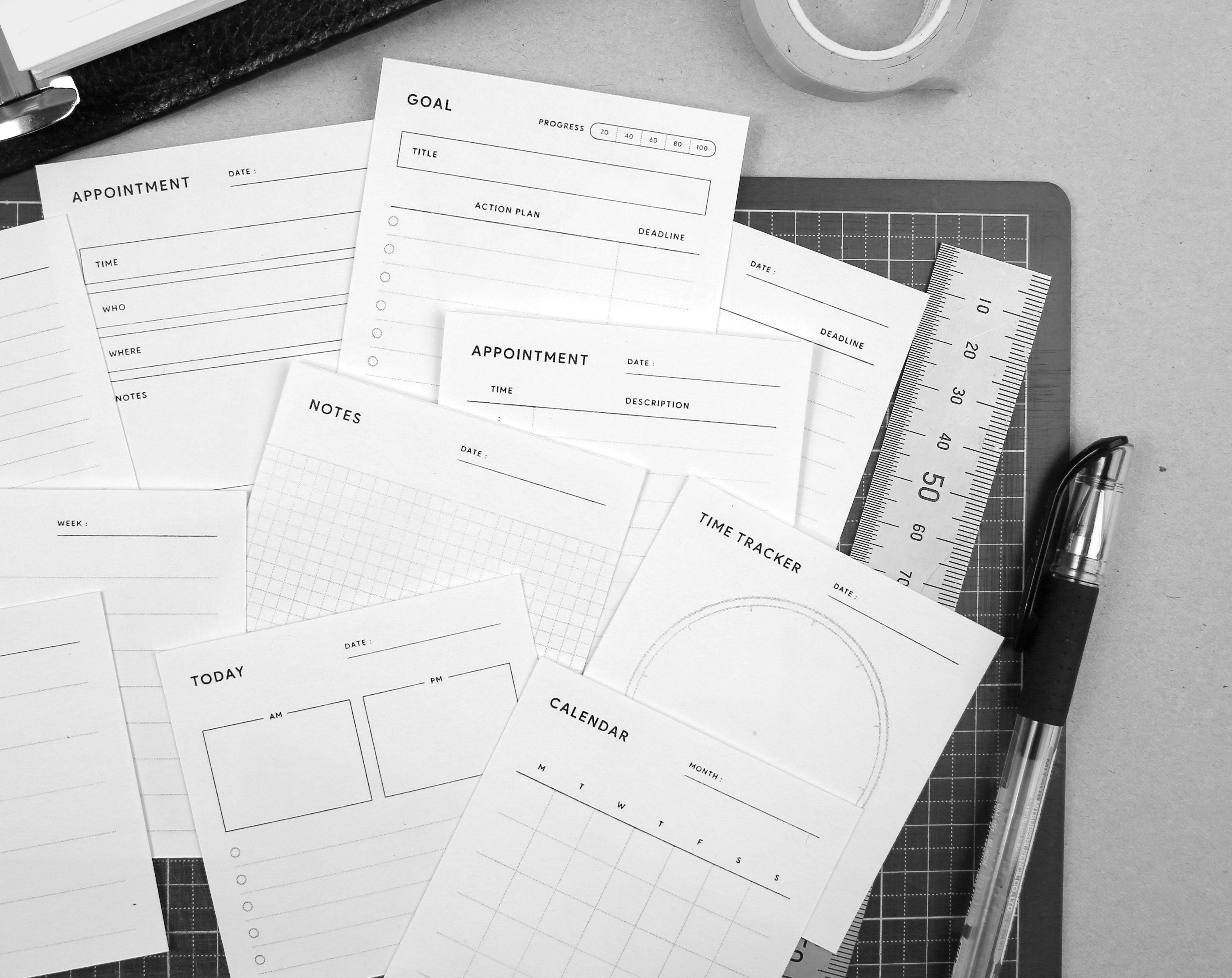 Sticky Note Printable 3 X 3 In Notes Template Memo Card - Etsy