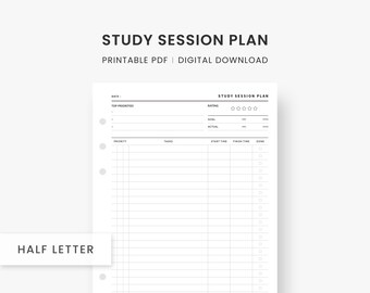 Student Planner Printable Study Planner Undated Academic - Etsy Hong Kong