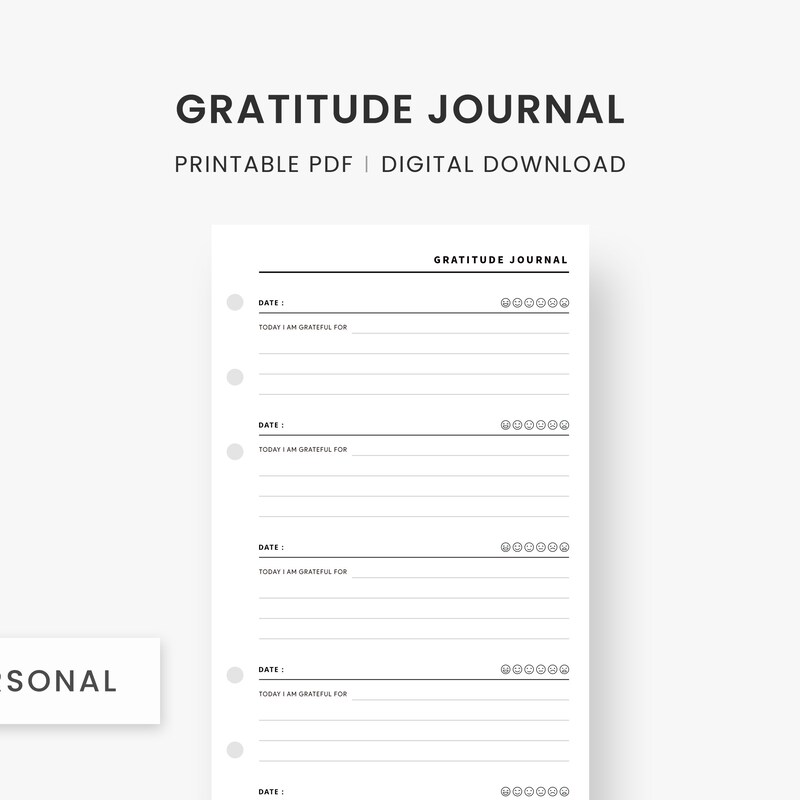 Gratitude Journal - Etsy