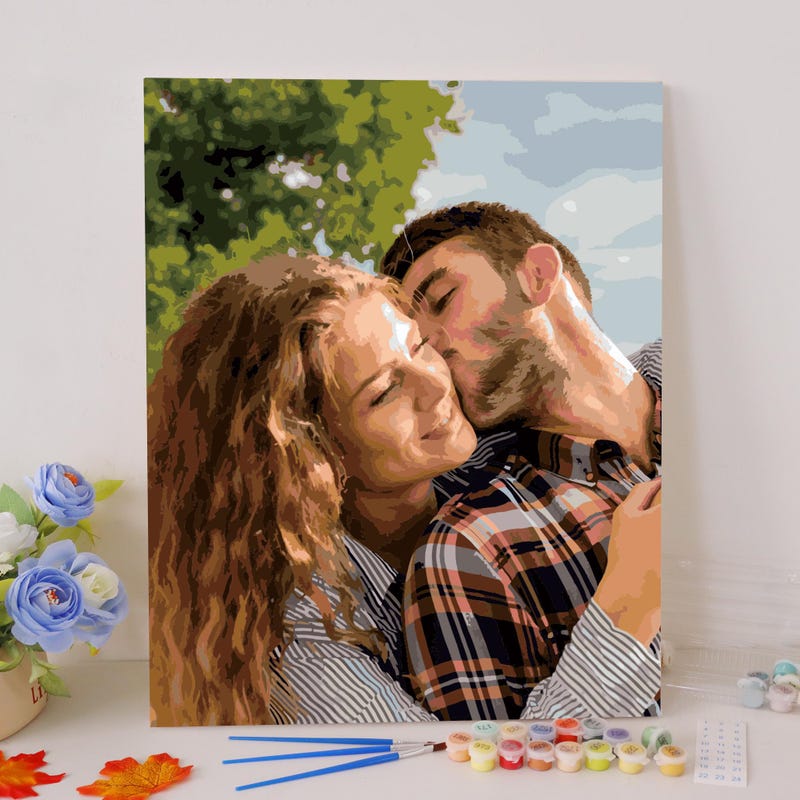 Number Painting of Photo - Etsy