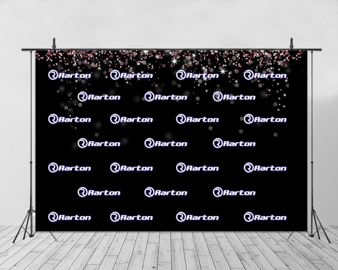 Custom Logo Backdrop Custom Photo Bakcdrop Step and Repeat | Etsy UK