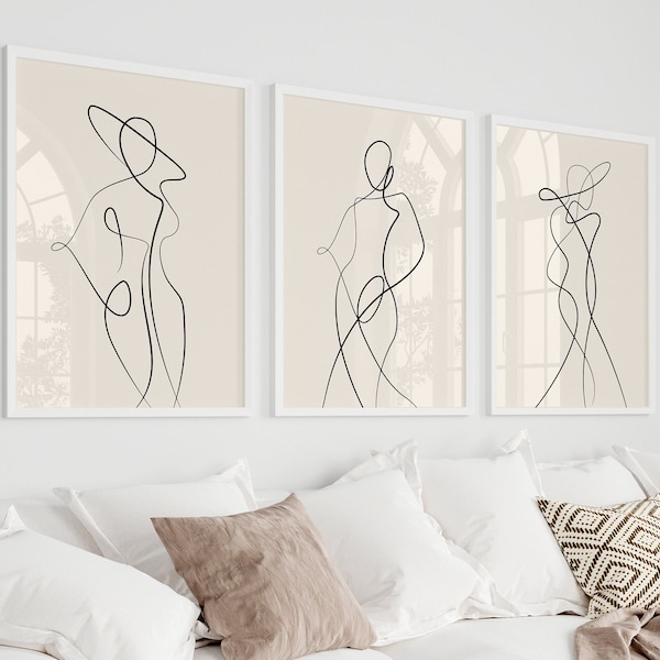 Abstract Line Art - Etsy