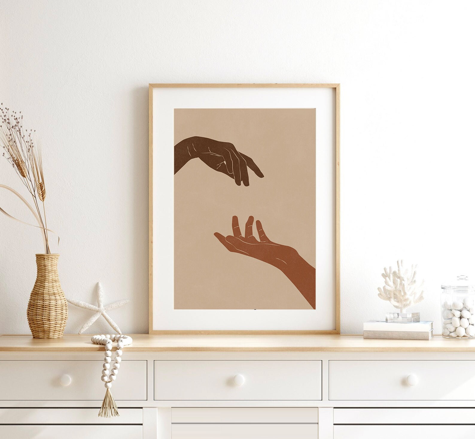 Abstract Hands Wall Print Couple Love Wall Poster Black Hands - Etsy.de