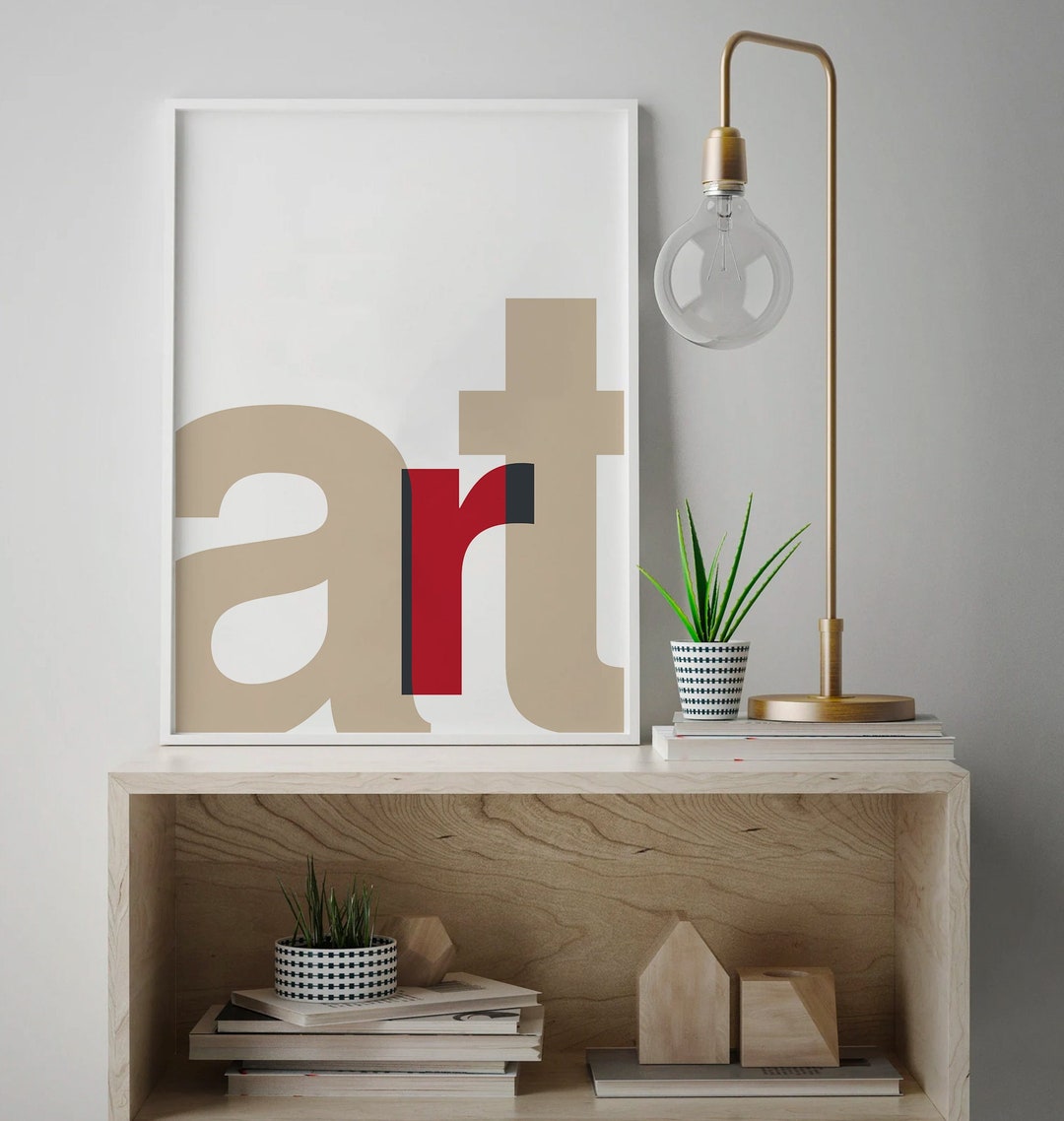Art-inclusive Typography Art Print Modern Home Decor, Digital Download ...