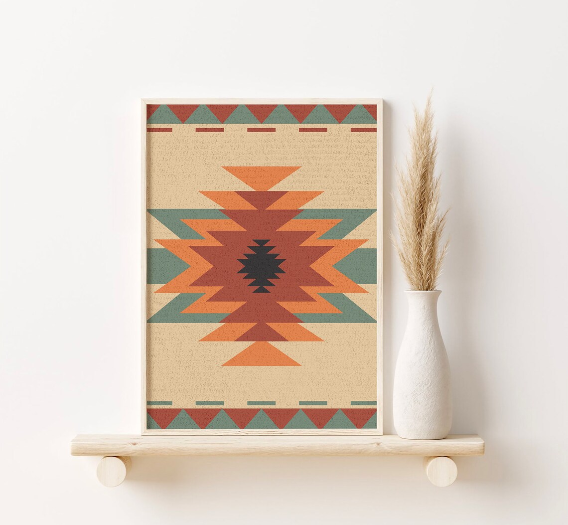 Ethnic Art Set of 3 Poster Gallery Wall Digital Art Rug - Etsy