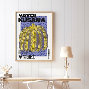 Yayoi Kusama Colorful Poster Printable, Digital Download, Exhibition ...