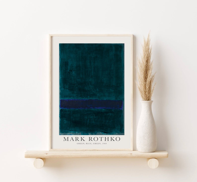 Mark Rothko Poster Mark Rothko Print Abstract Art Print | Etsy