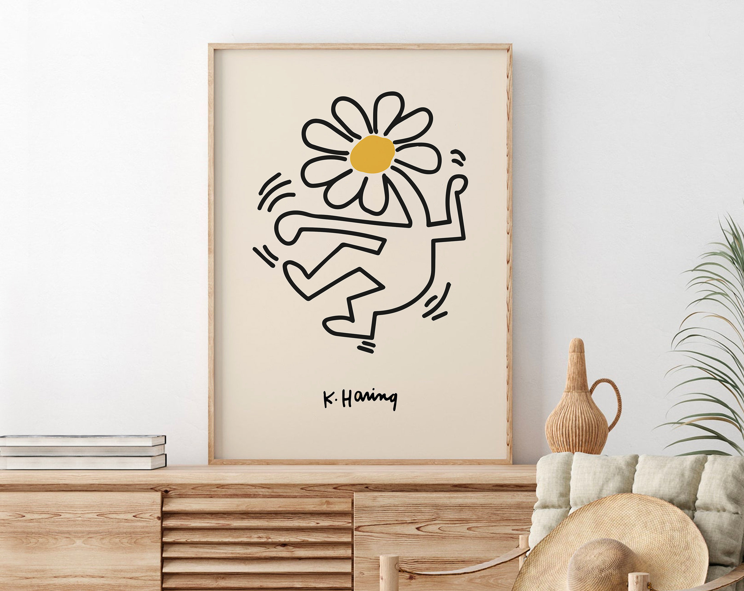 Keith Haring Set of 2 Prints Gallery Wall Prints Exhibition | Etsy