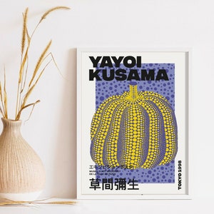 Yayoi Kusama Colorful Poster Printable, Digital Download, Exhibition ...