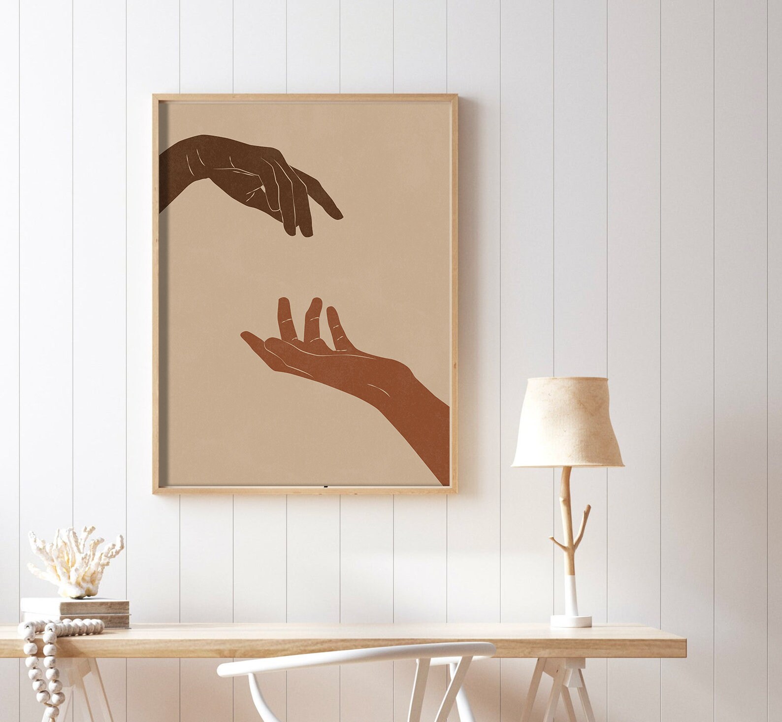 Abstract Hands Wall Print Couple Love Wall Poster Black Hands | Etsy