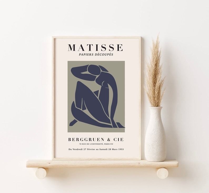 Exhibition Poster Set of 3, Matisse Print Set of 3, Digital Download ...