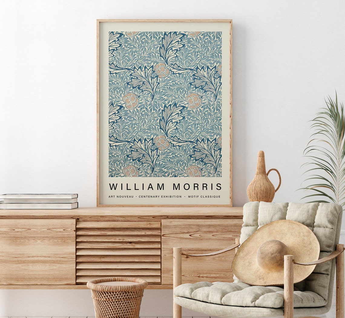 William Morris Print William Morris Exhibition Digital - Etsy