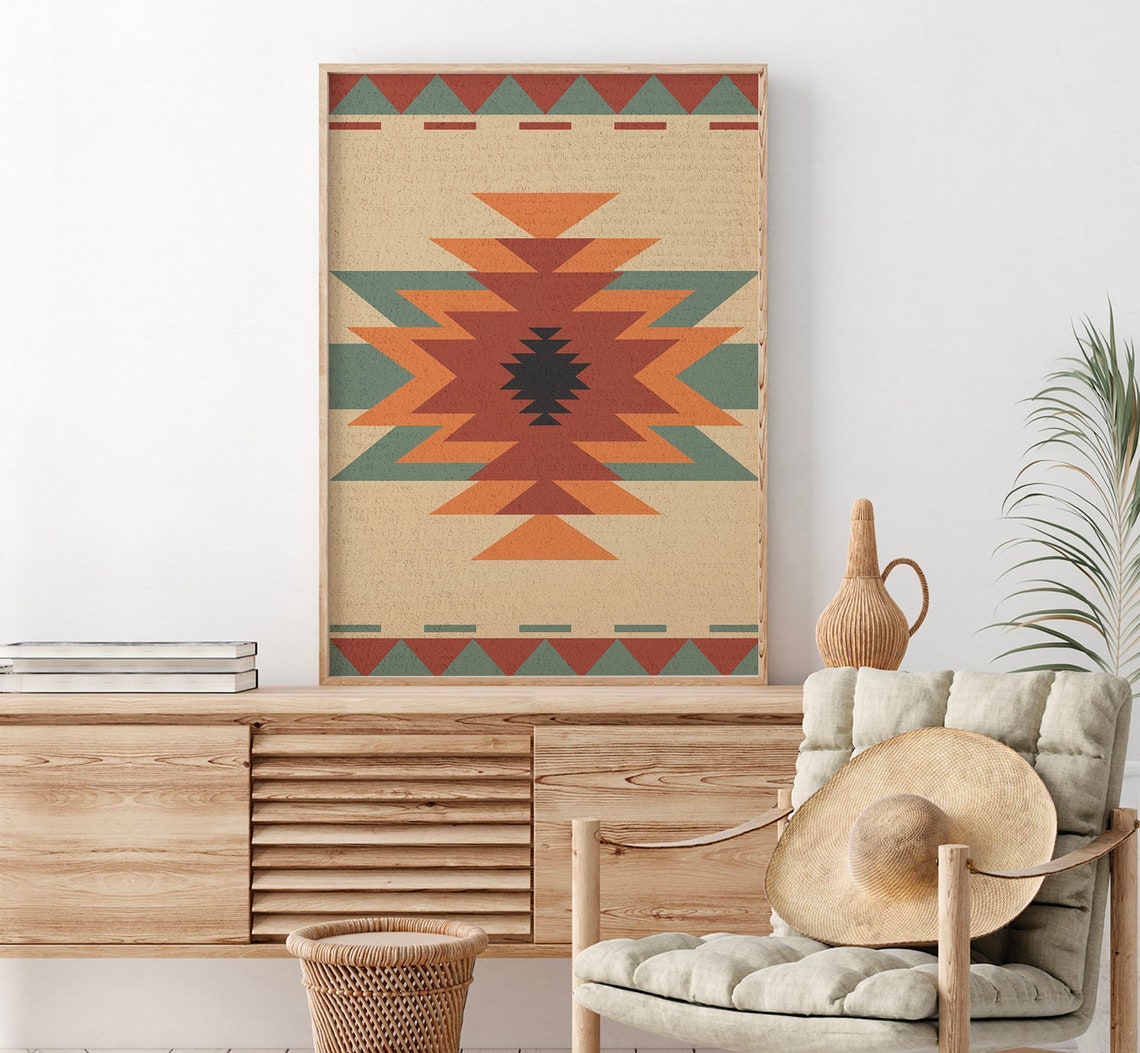 Ethnic Art Set of 3 Poster Gallery Wall Digital Art Rug - Etsy