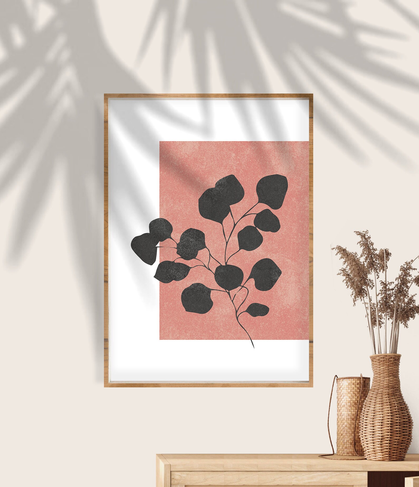 Abstract Botanical Print Set of 2 Botanical Boho Wall Art - Etsy