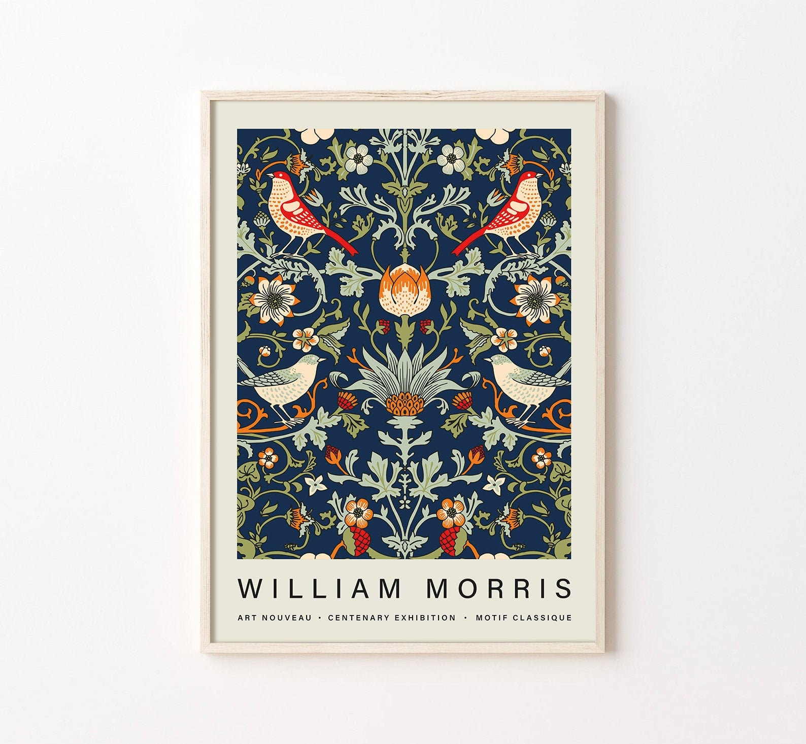 William Morris Exhibition Poster Art Nouveau William Morris - Etsy