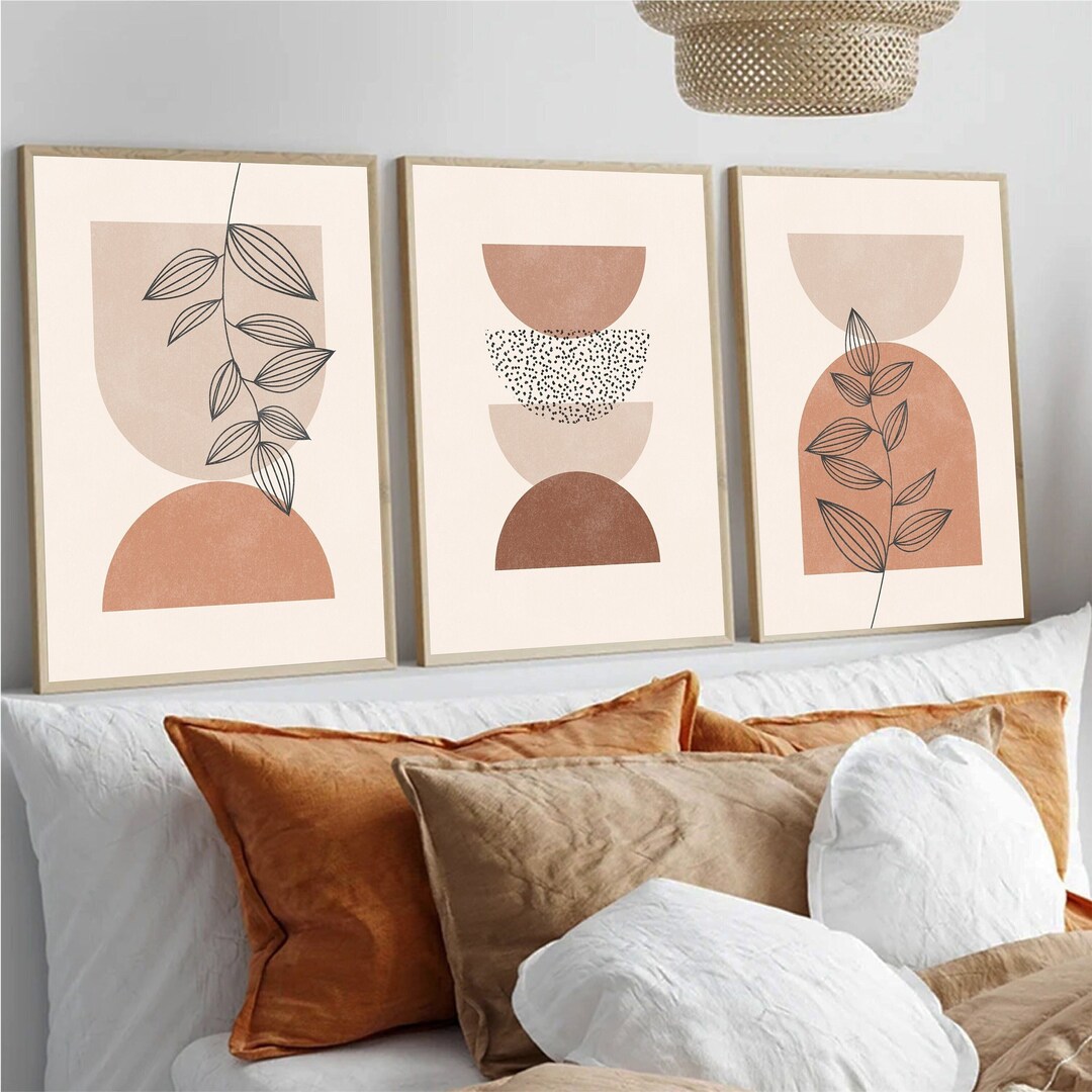 Abstract Art Set of 3 Gallery Wall Bundle Set of Three - Etsy