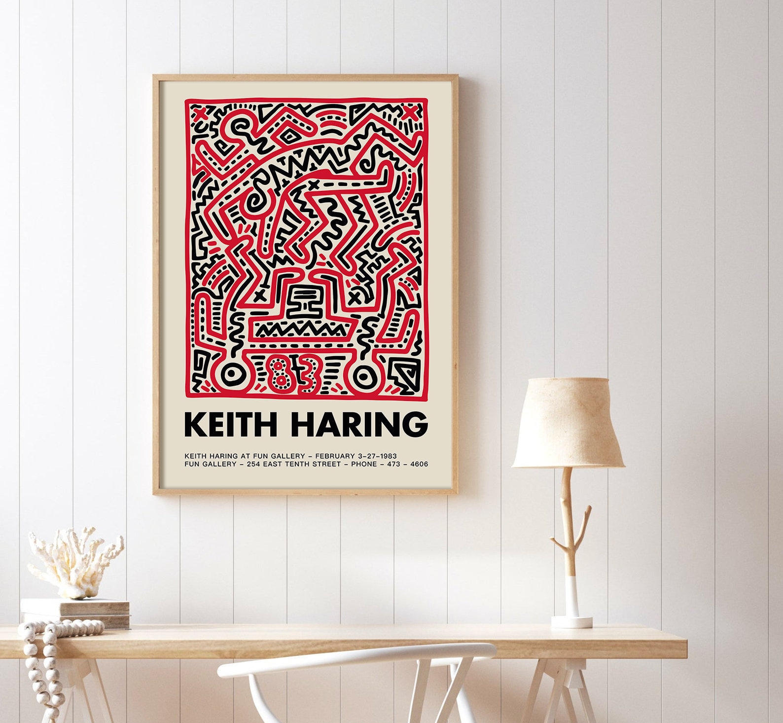 Keith Haring Exhibition Poster Keith Haring Poster Keith | Etsy