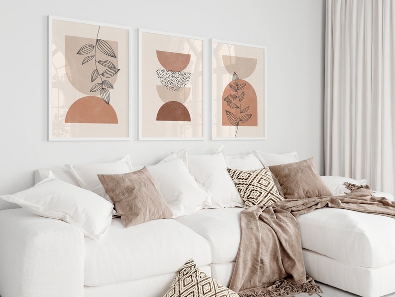 Abstract Art Set of 3 Gallery Wall Bundle Set of Three - Etsy