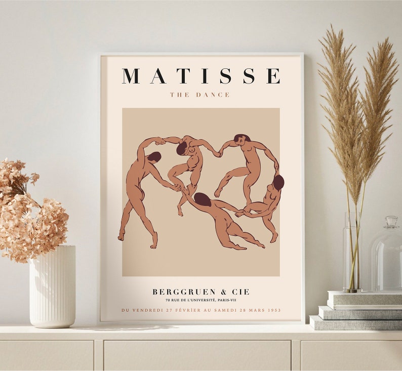 Matisse the Dance Poster Digital Download Matisse Leaf | Etsy