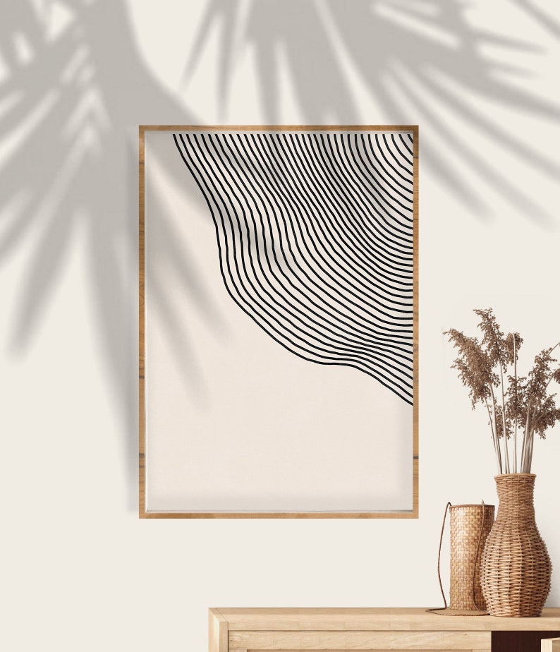 Set of 2 Prints Modern Wall Decor Print Abstract Art Digital - Etsy