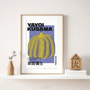 Yayoi Kusama Colorful Poster Printable, Digital Download, Exhibition ...