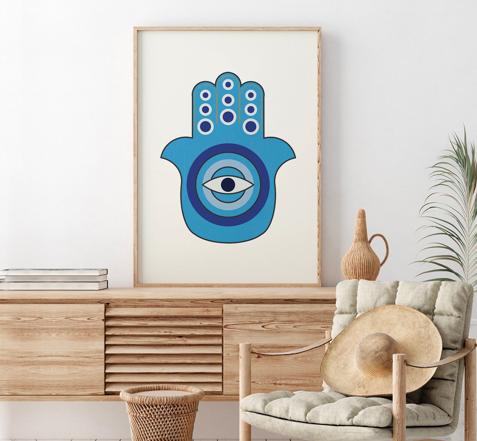 Evil Eye Wall Art Prints Set of 3 Evil Eye Wall Decor Evil - Etsy