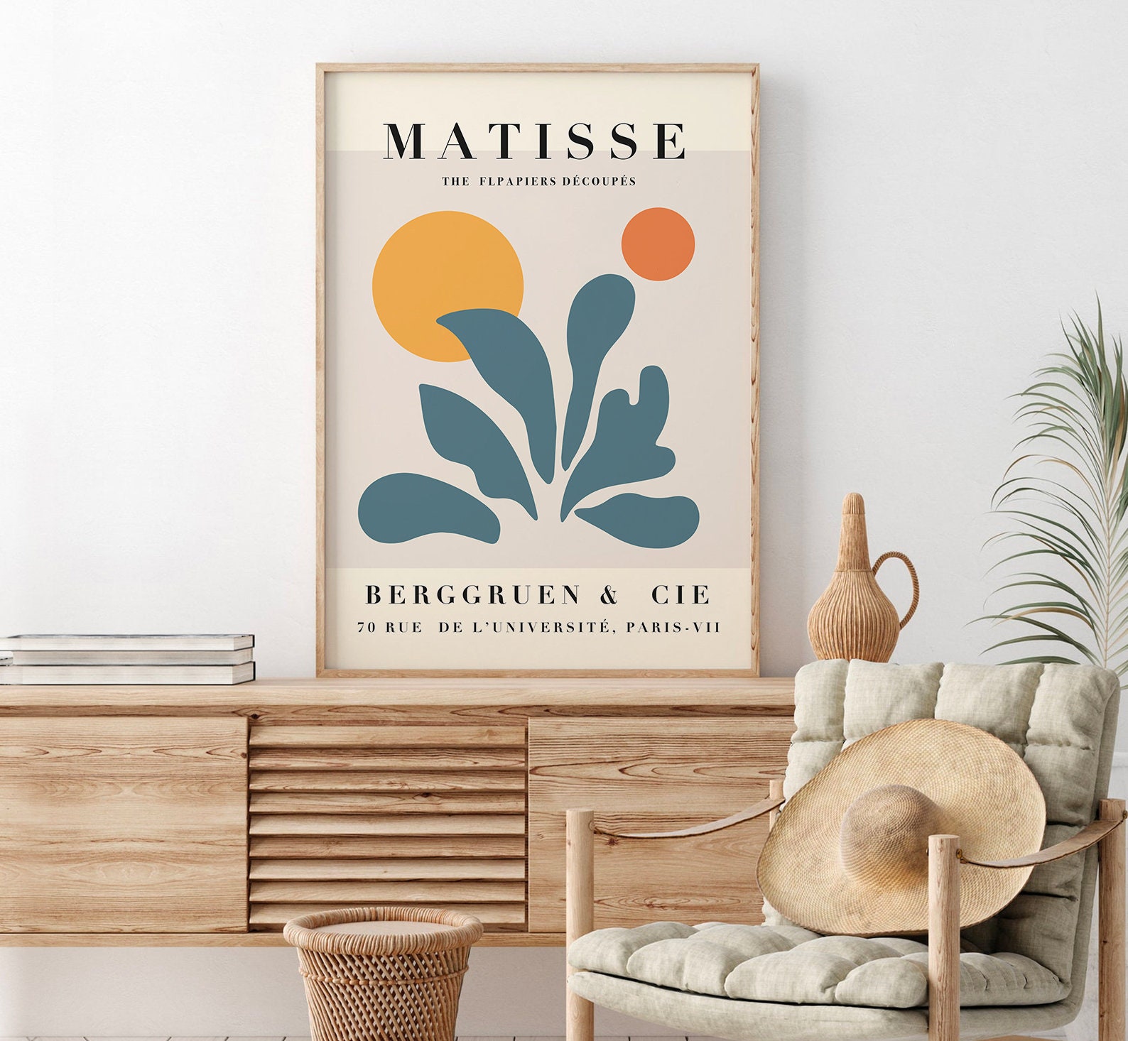Henri Matisse Green Matisse Leaf Poster Matisse Print | Etsy