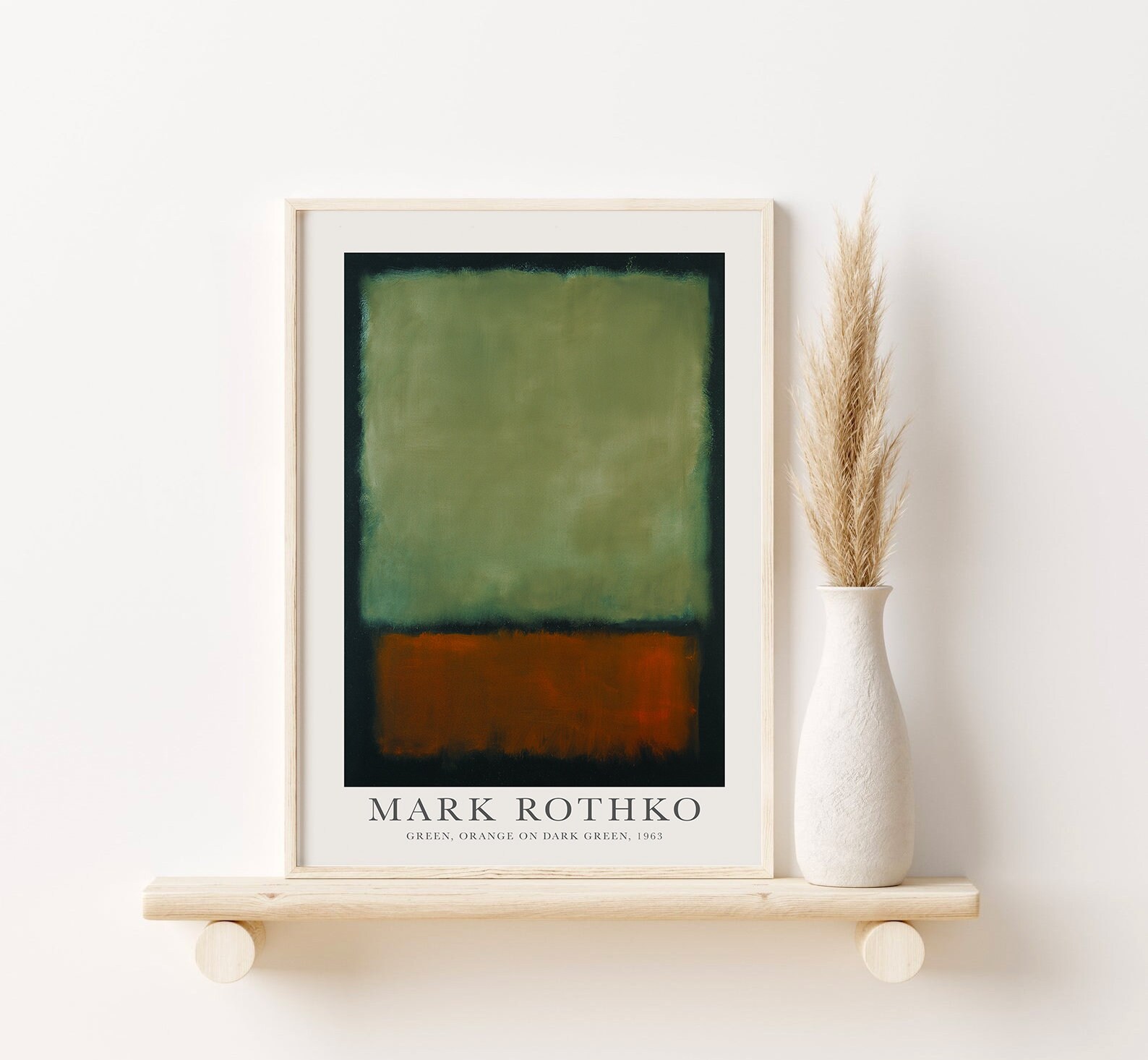 Mark Rothko Print Art Exhibition Rothko Reproduction Poster | Etsy