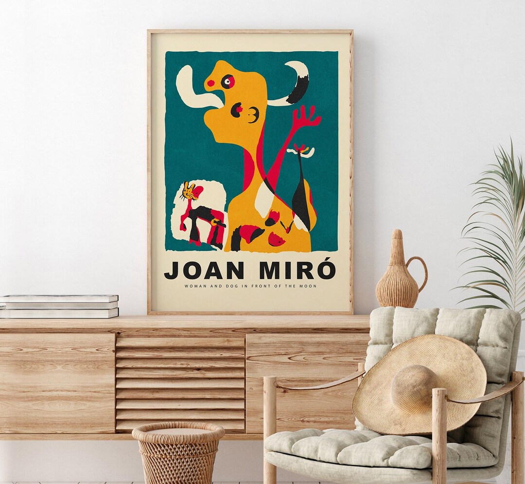 Miro Print Art, Jean Miro Digital Print, Digital Download, Miro Poster ...