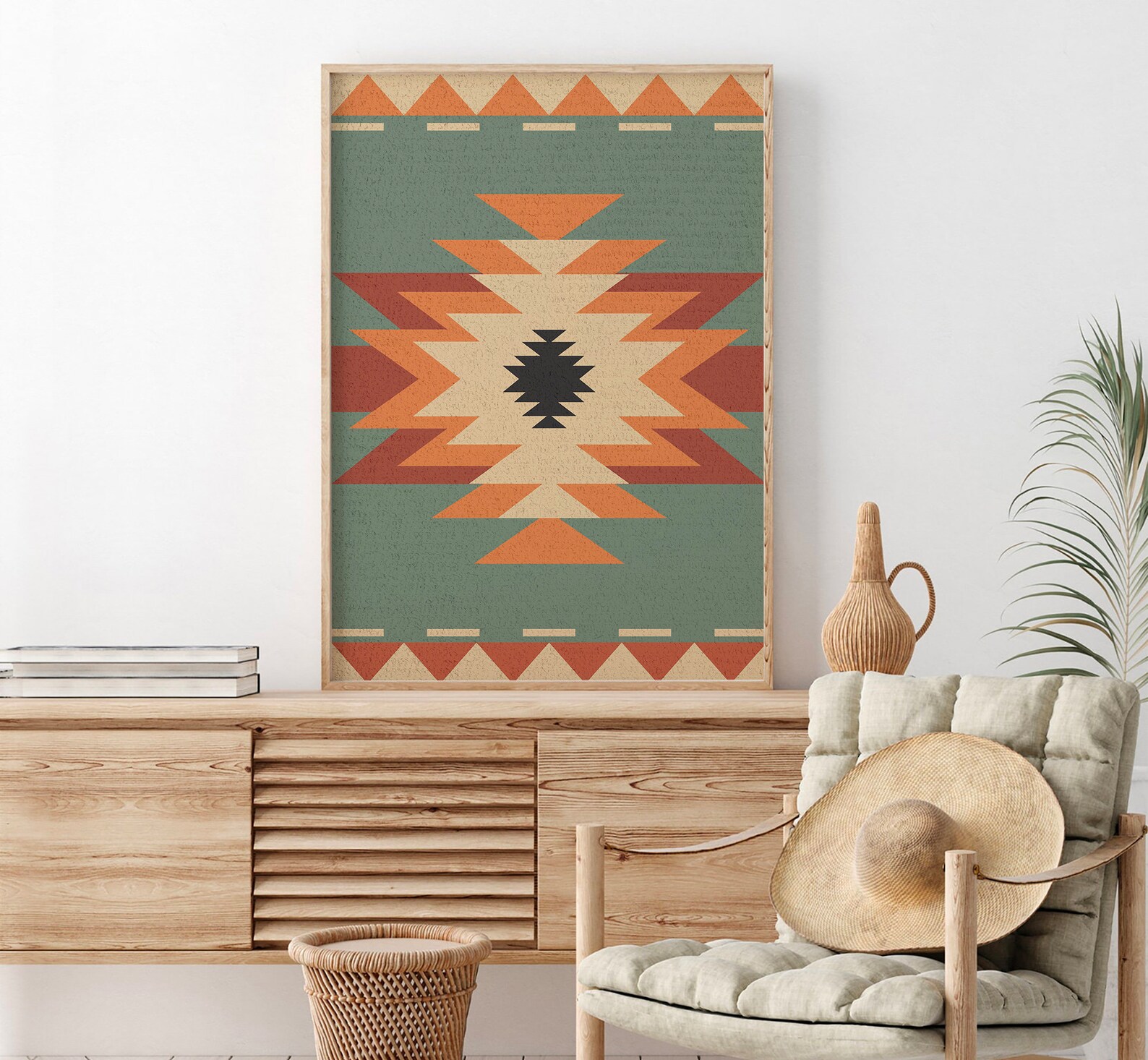 Ethnic Art Set of 3 Poster Gallery Wall Digital Art Rug - Etsy