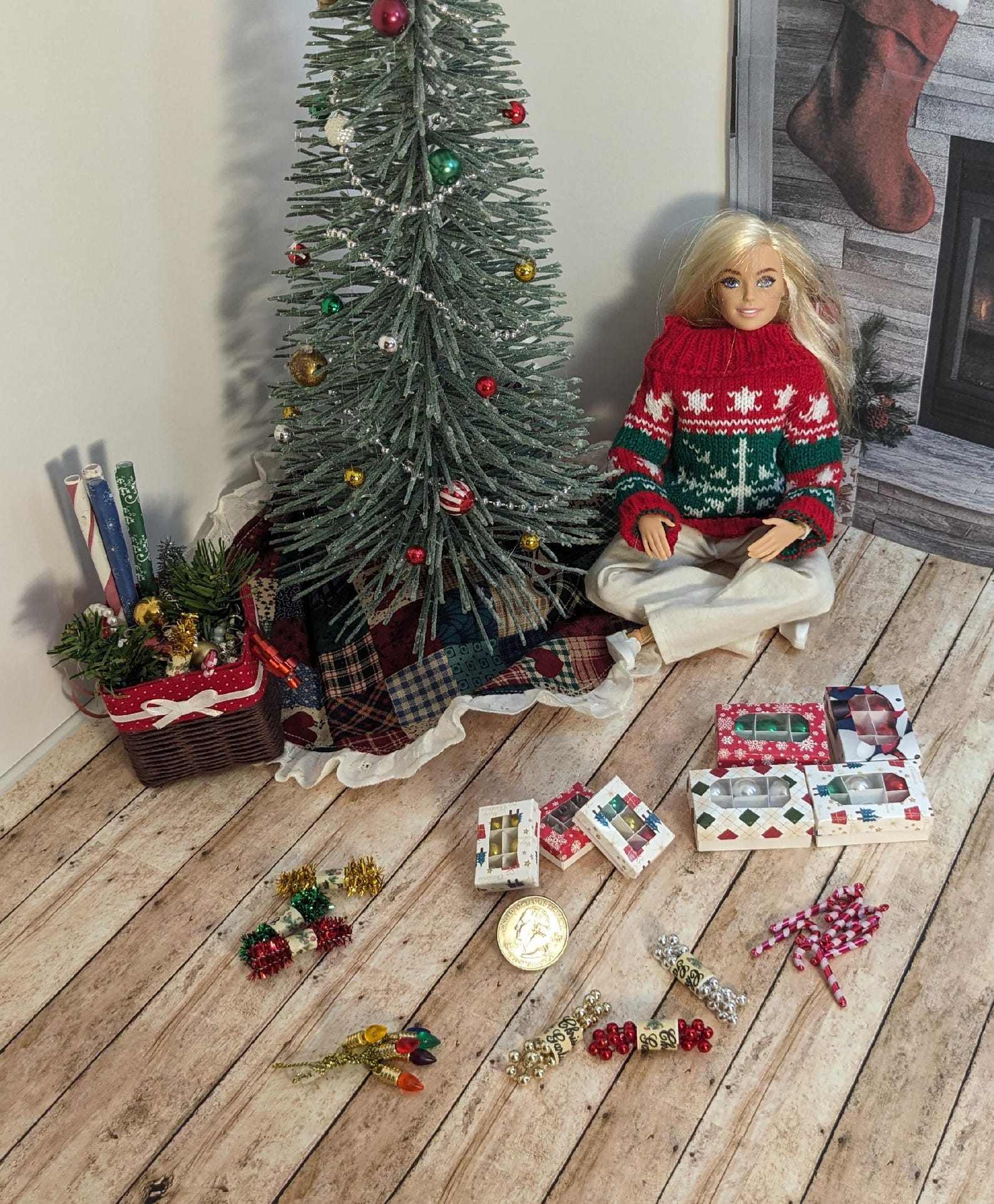 Trim the Tree - 1:6 Scale Christmas Tree Decorations - Etsy