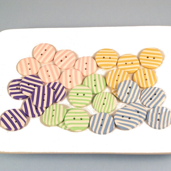 Pastel Pink Buttons - Etsy