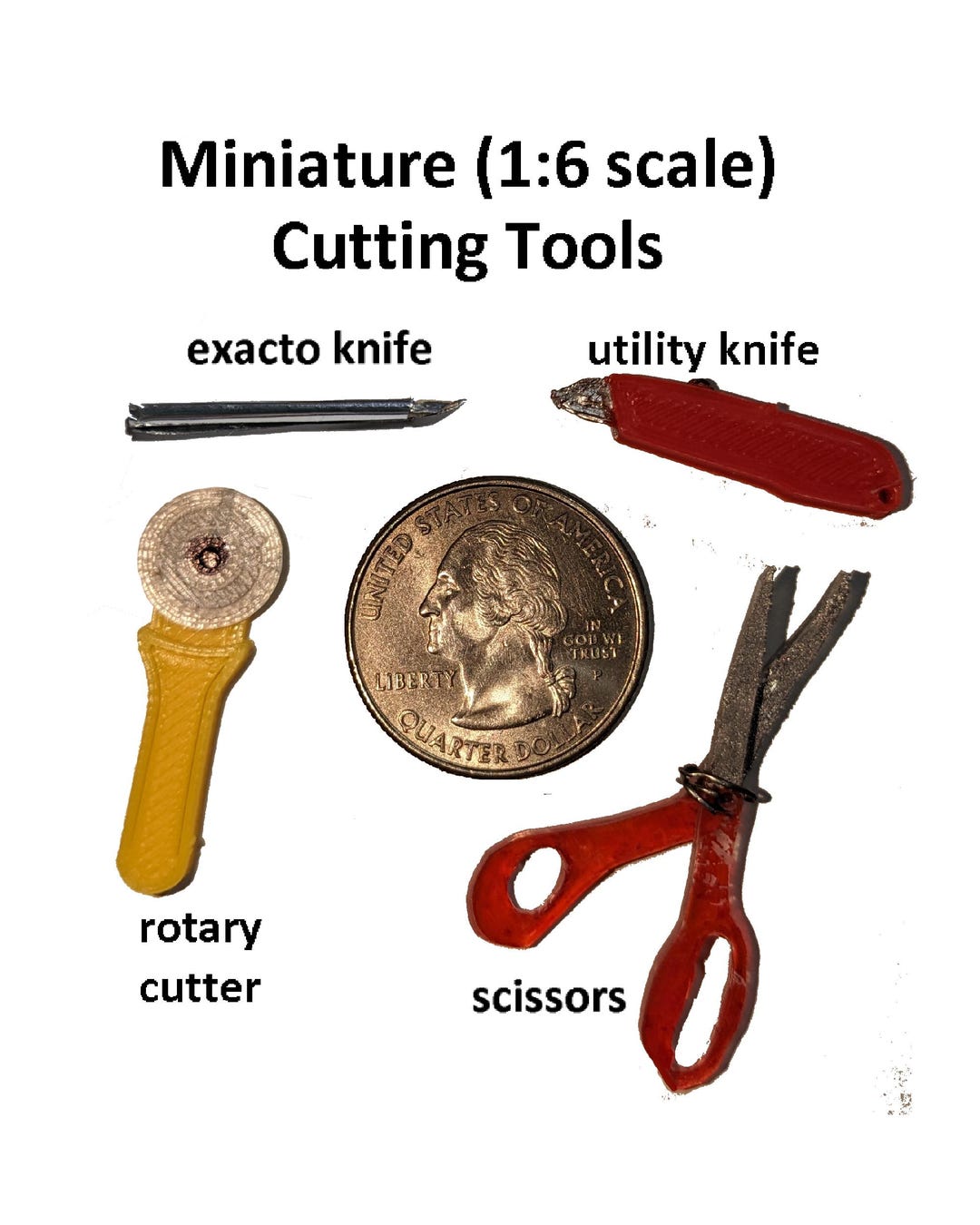 1:6 Scale Craft Room Cutting Tools - Etsy