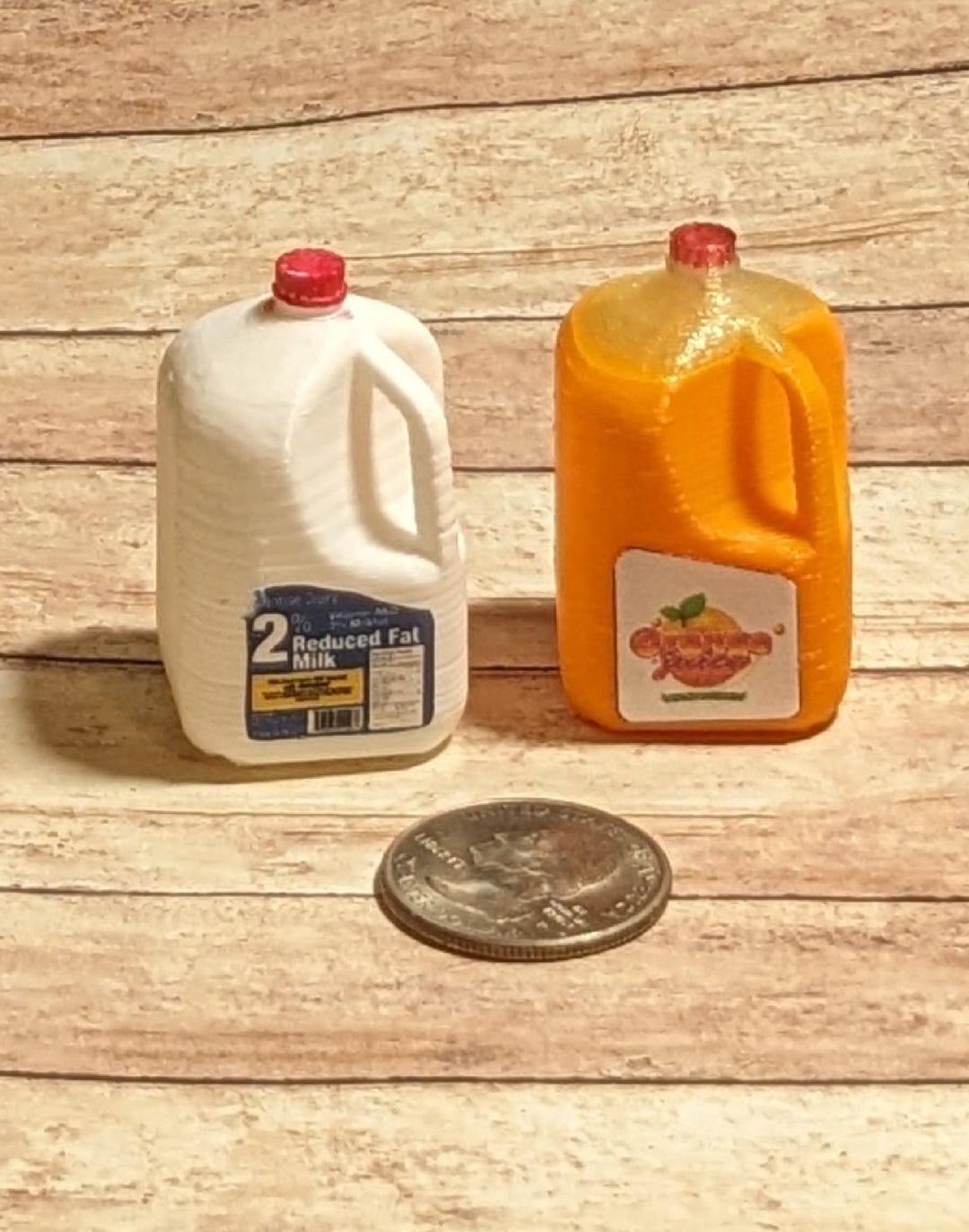 1:6 Scale Milk or Orange Juice Gallon Jug - Etsy
