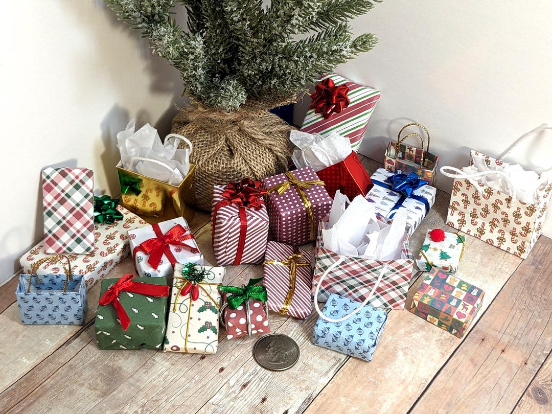 Wrapping Station 2 - 1:6 Scale; Wrap, Gift Boxes, Gift Bags - Etsy