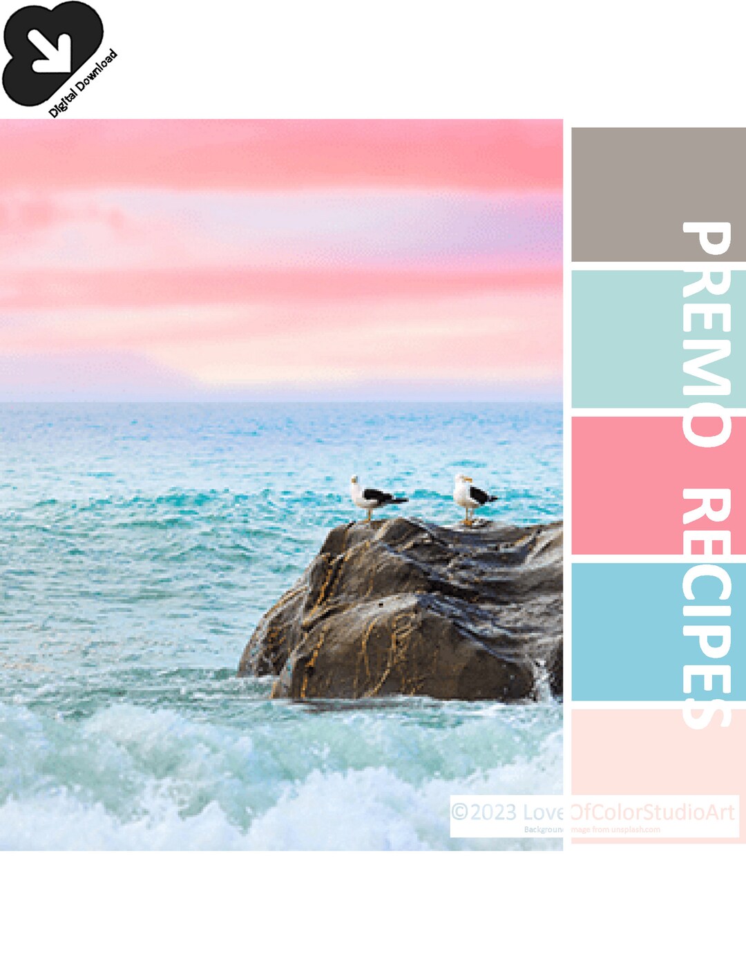 Polymer Clay Recipes #1162 - Seagull Sunrise - Etsy