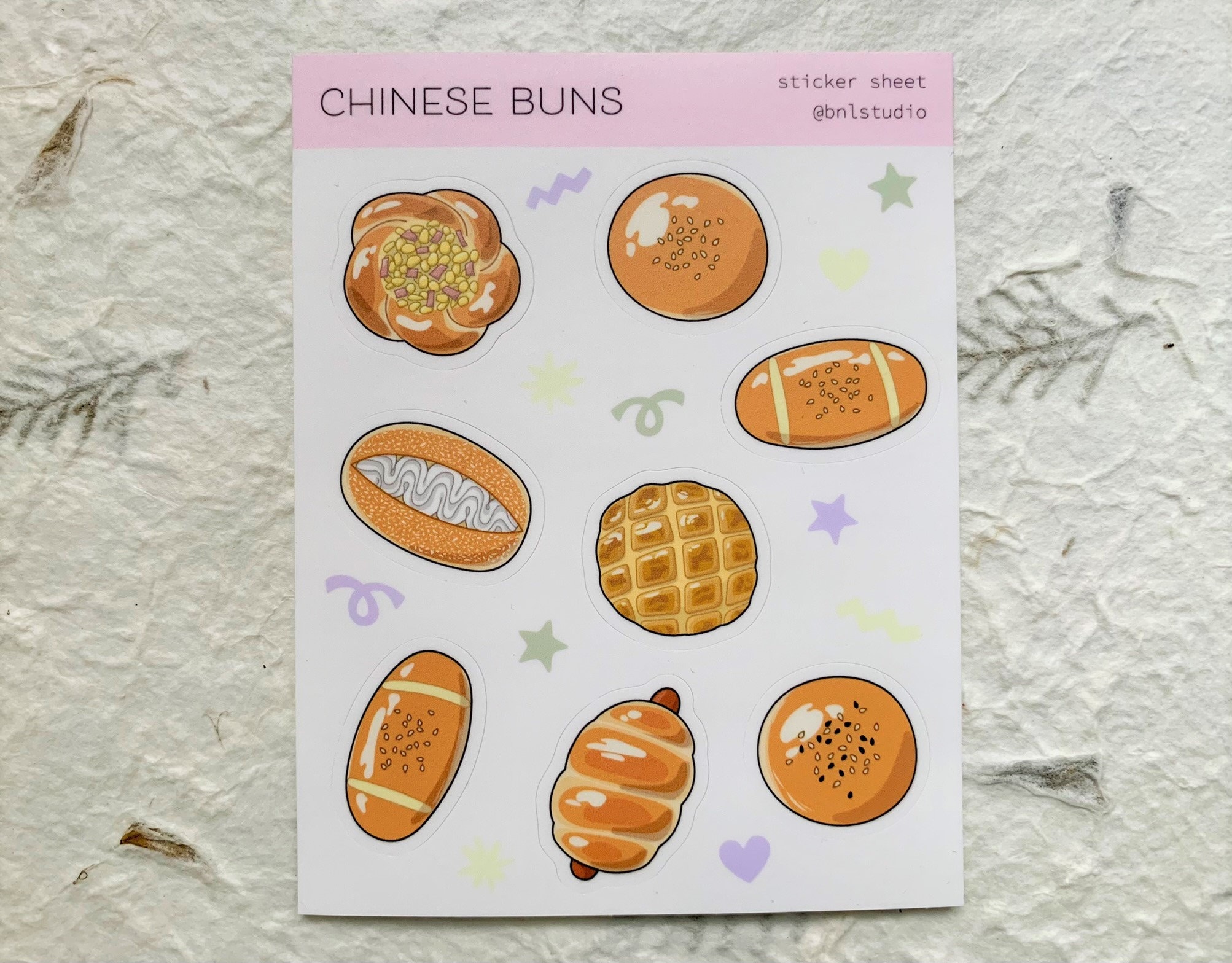 Chinese Bakery Goods Sticker - Etsy