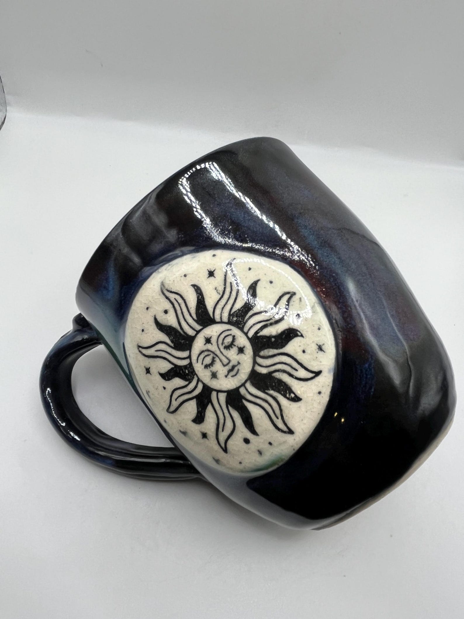 Sun Moon Sunshine Secret Message Smile Coffee Tea Stoneware Mug - Etsy