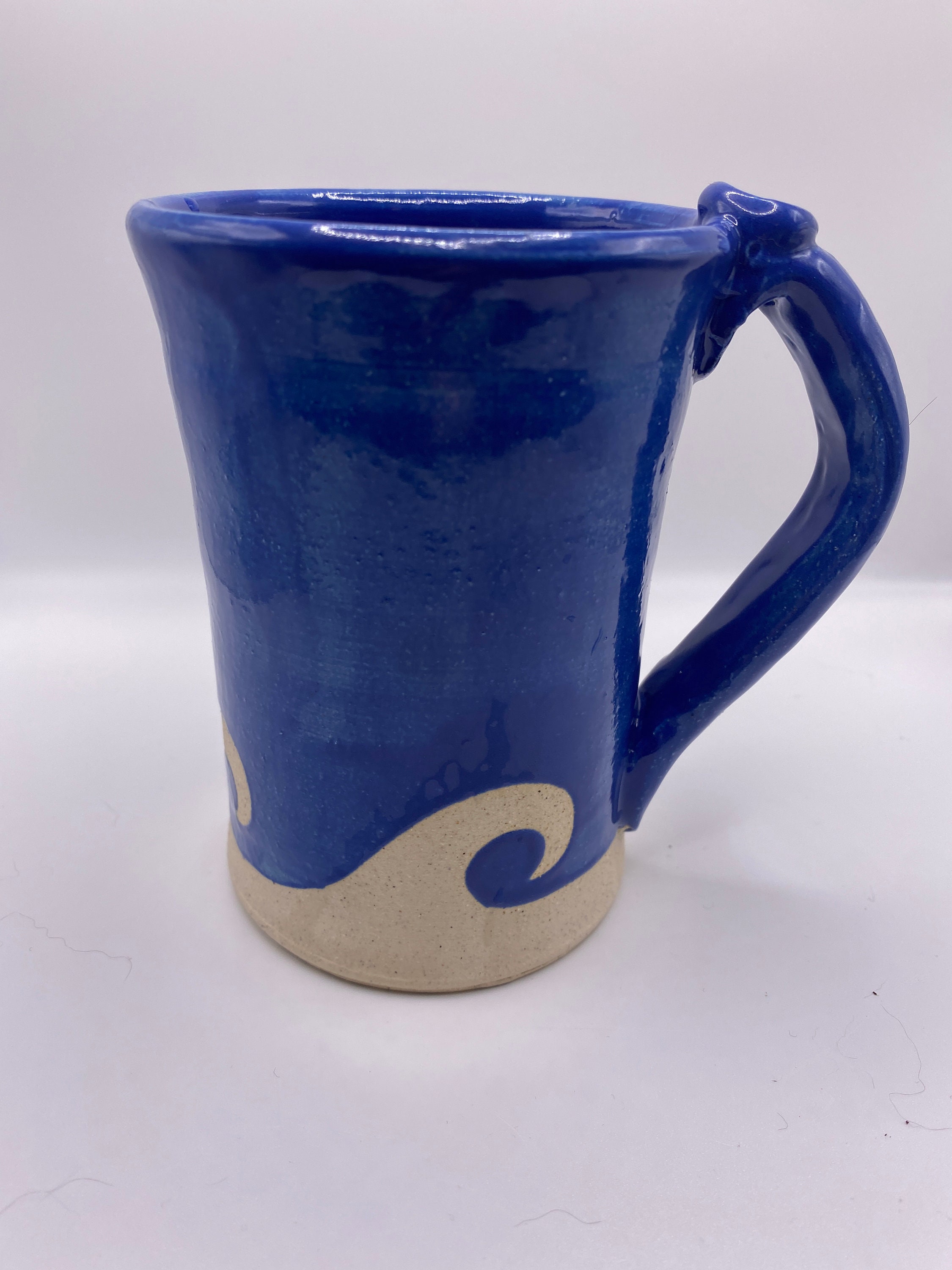 Surfer Wave Beach Ocean Coffee Tea Mug Stoneware Ceramic Handmade Drink ...