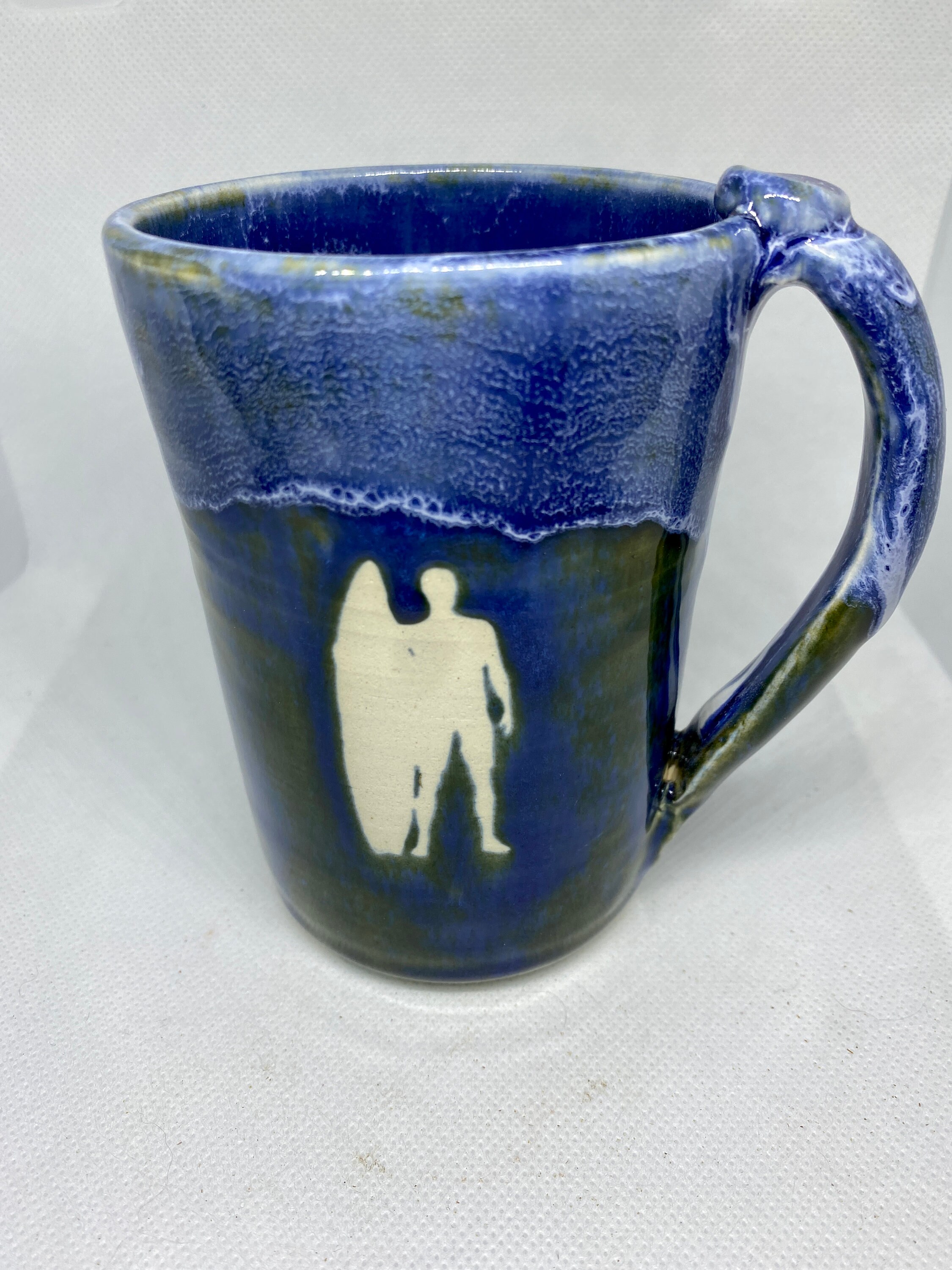 Surfer Wave Beach Ocean Coffee Tea Mug Stoneware Ceramic Handmade Drink ...