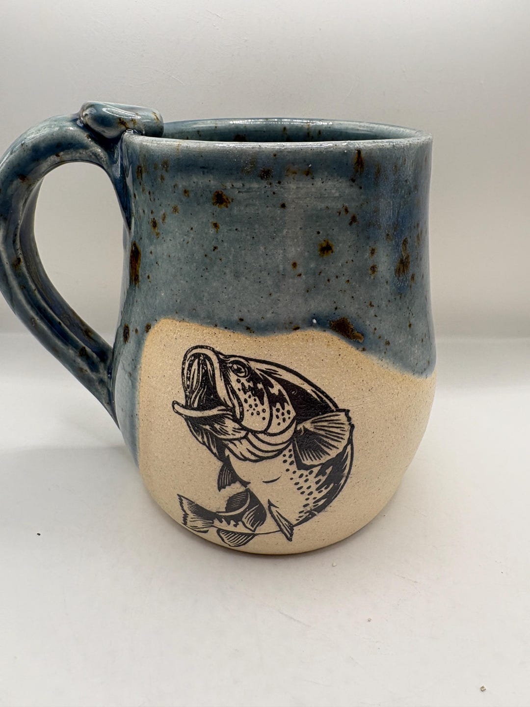 Bass Catfish Fish Coffee Tea Mug Stoneware Handmade - Etsy