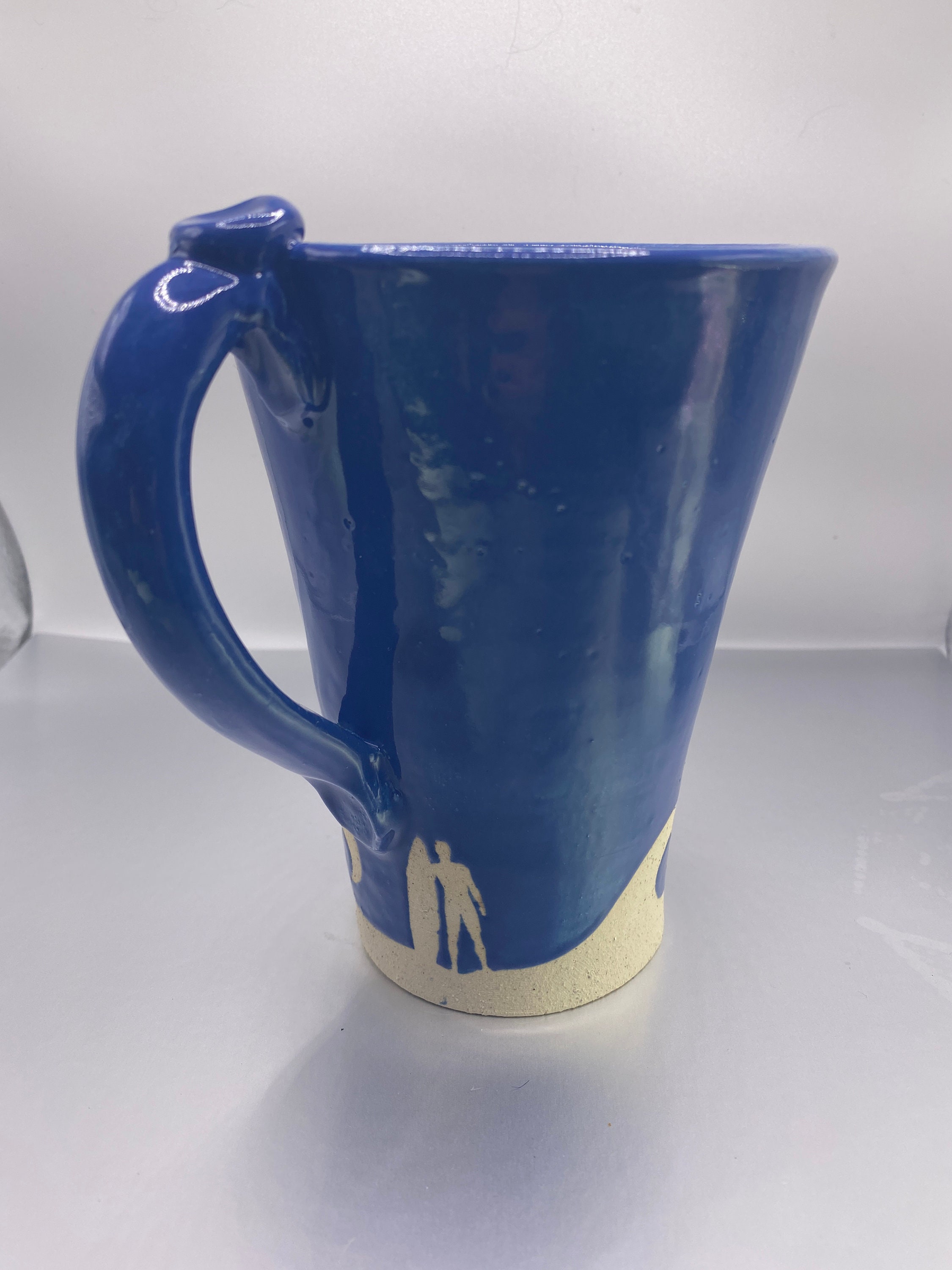 Surfer Wave Beach Ocean Coffee Tea Mug Stoneware Ceramic Handmade Drink ...