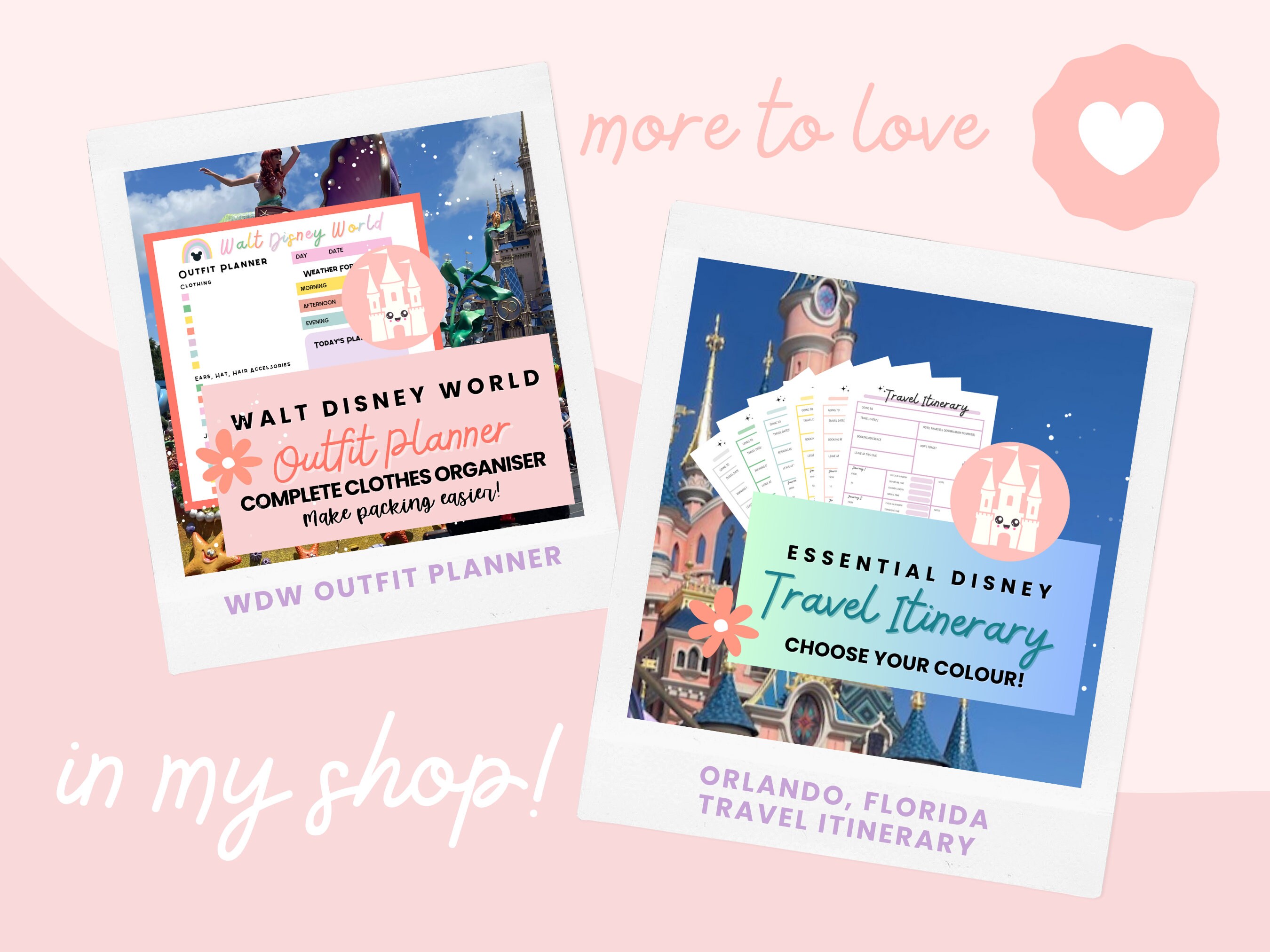 WDW Planner Universal Planner Orlando Planner Florida Vacation Planner ...