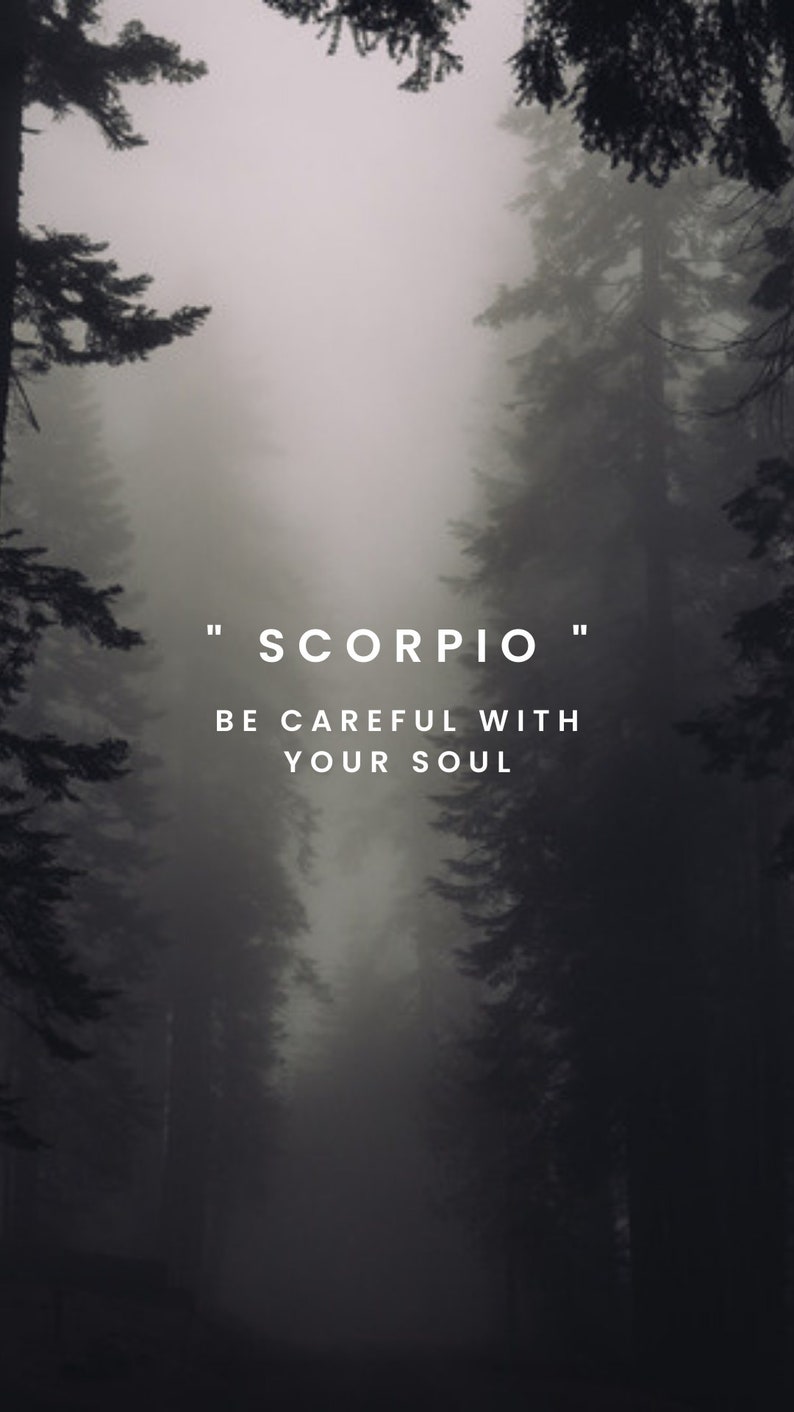 Scorpio Zodiac Sign 5-piece Phone Wallpaper Collection - Etsy