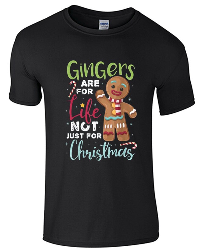 Christmas Gingerbread Man Kids Funny T-shirt Gingers Are for - Etsy