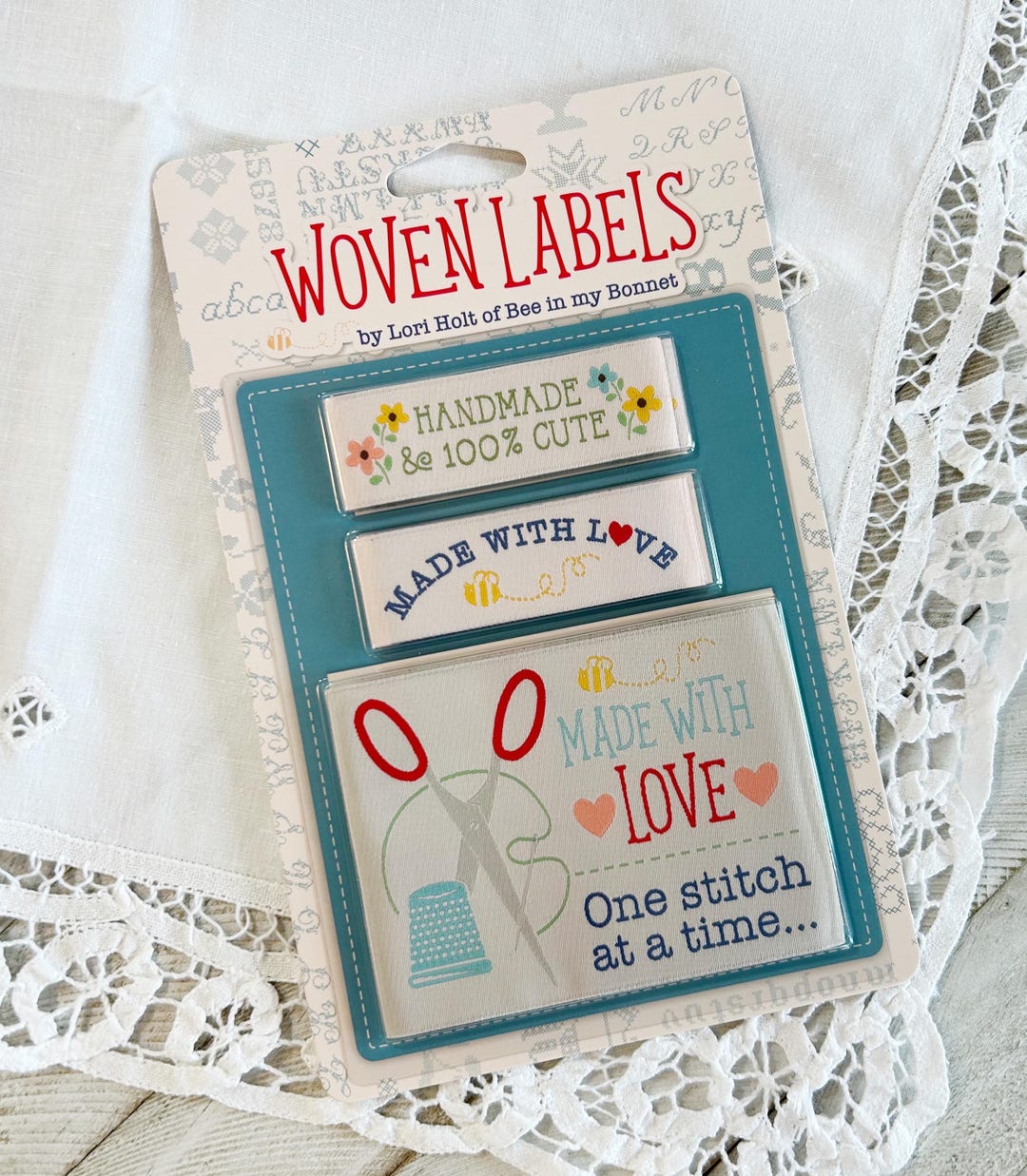 Woven Labels by Lori Holt Piece & Plenty - Etsy