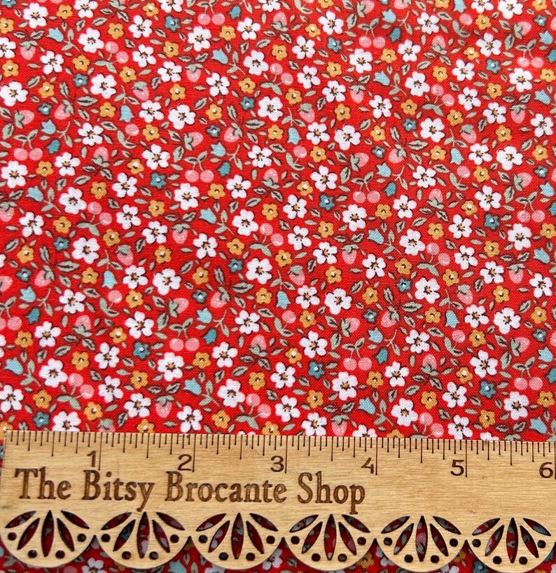 Fruit Salad Red ~ Farmhouse Fancy by Elea Lutz - Poppie Cotton Fabric ...